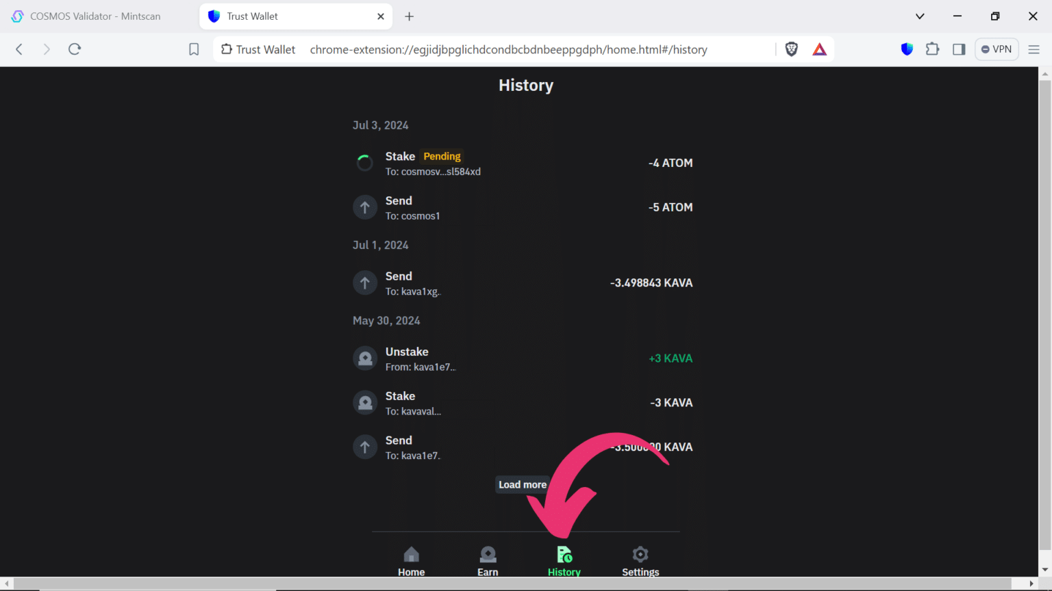 Stake Cosmos ATOM using Trust Wallet - Blocks United